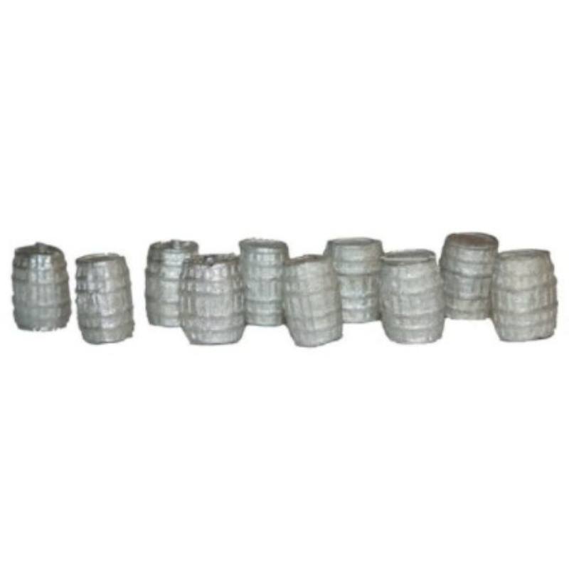 Durango Press 147 - Wood Flour Barrles (10) - HO Scale Kit - Midwest ...