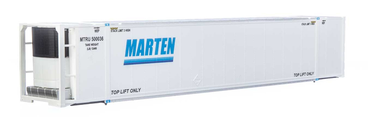Walthers SceneMaster 949-8707 - 53' Reefer Container Marten - HO Scale ...