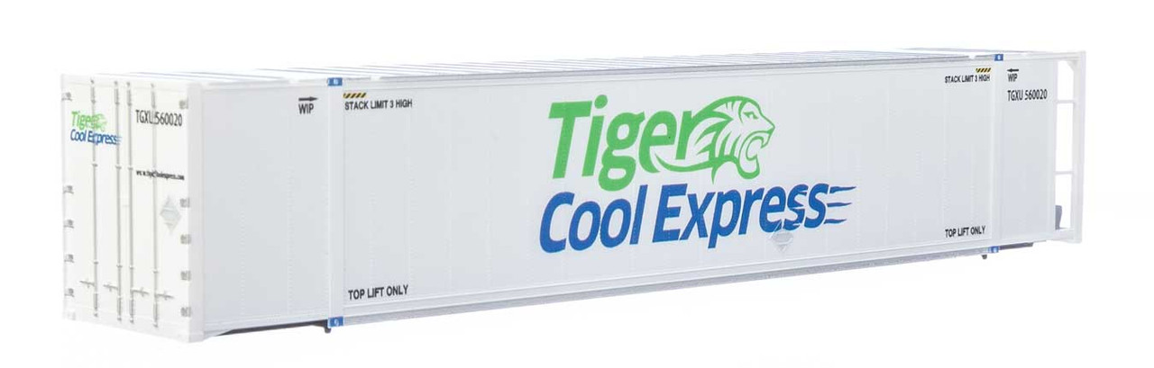 Walthers SceneMaster 949-8708 - 53' Reefer Container Tiger Cool Express ...