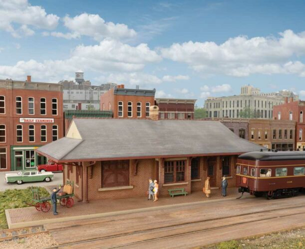 Walthers Trainline Walthers Cornerstone Model Pier Terminal Building ...