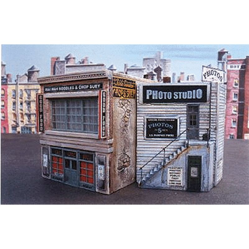 Downtown Deco 1005 - Blair Avenue Part I - HO Scale Kit - Midwest Model ...