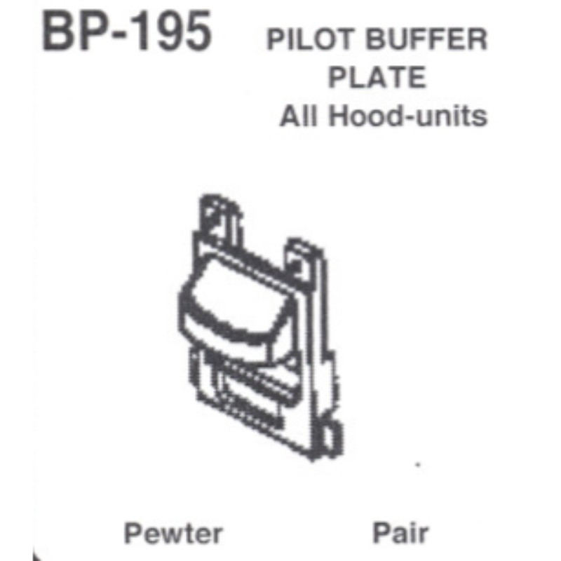 Details West 195 Pilot Buffer Plate: All Hood Units - HO Scale ...