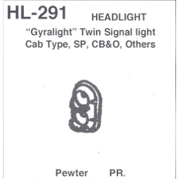 Details West HL-291 - Headlight Gyralight Twin Signal Light Cab Type ...