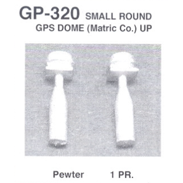 Details West GP-320 - Small Round GPS Dome (Matric Co.) UP - HO Scale ...