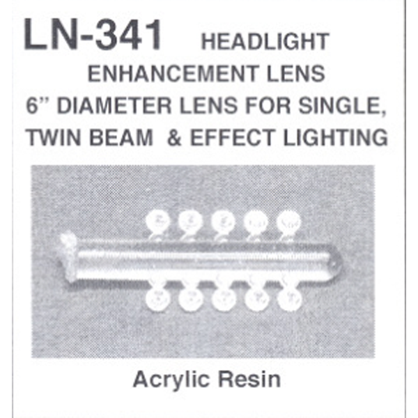 Details West LN-341 - Headlight Enhancement Lens - HO Scale - Midwest ...