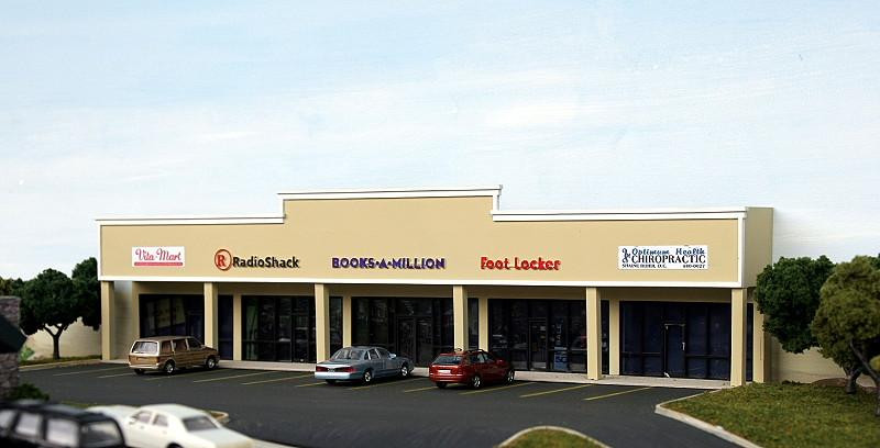 Summit Customcuts ML-001 - Strip Mall Backdrop Building #1 - HO Scale ...