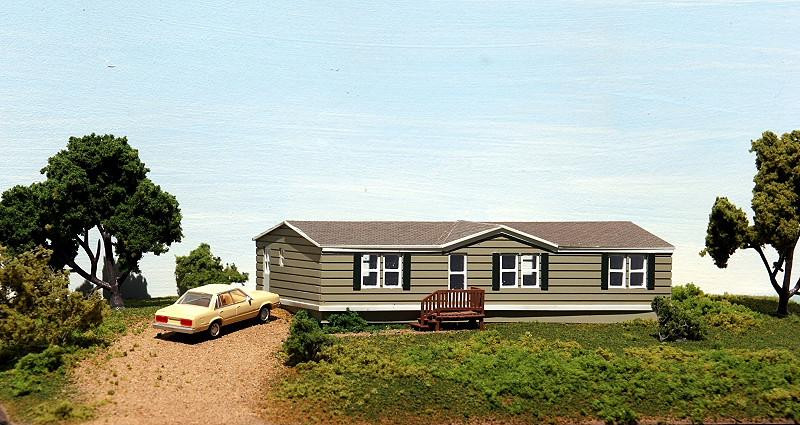 Summit Customcuts MH-001 - Modern Manufactured Home - HO Scale Kit ...