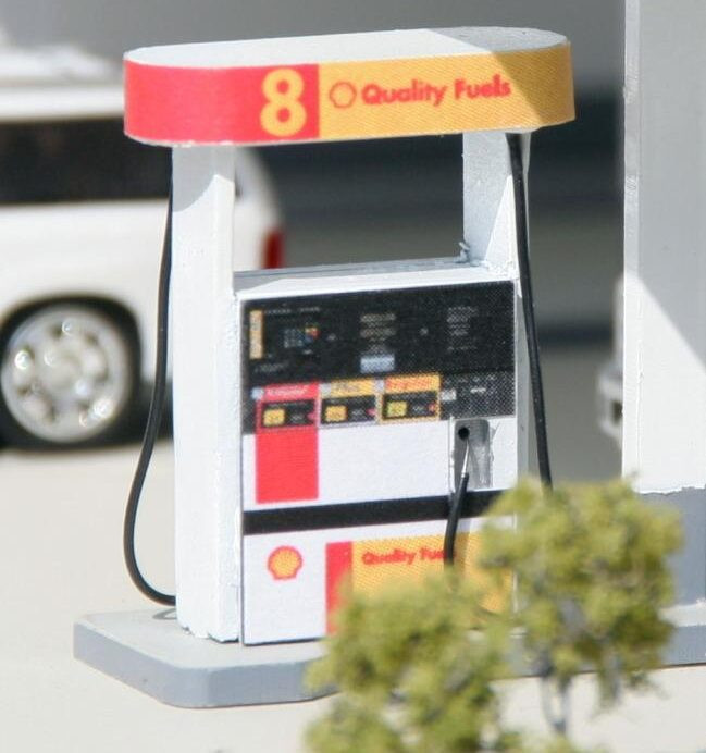 Summit Customcuts GP-002 - Shell Gas Pump Extension, 4 pumps - HO Scale ...