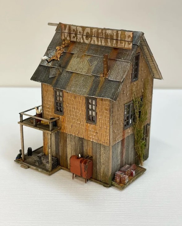 Mudd Creek Models 001HO - Mercantile - HO Scale Kit - Midwest Model ...