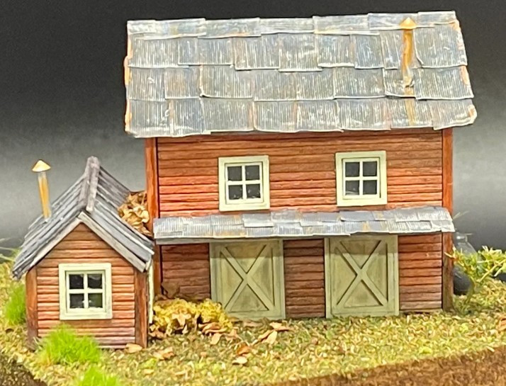 Mudd Creek Models 022HO - The Barn - HO Scale Kit - Midwest Model Railroad