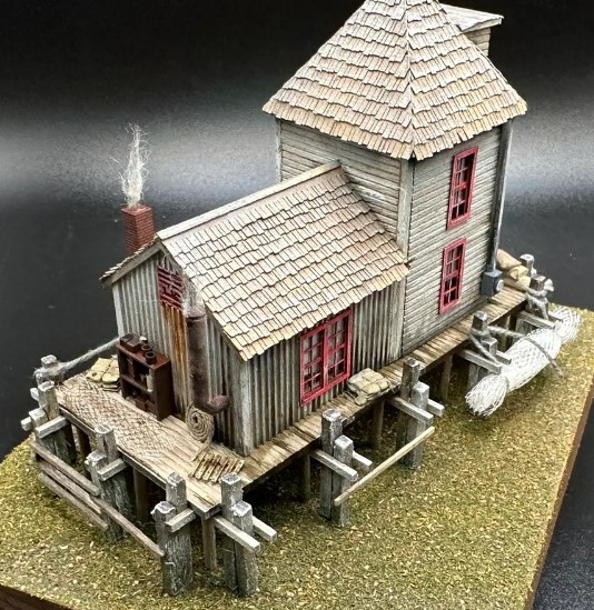 Mudd Creek Models 036HO - Victoria's Rope and Nets - HO Scale Kit ...
