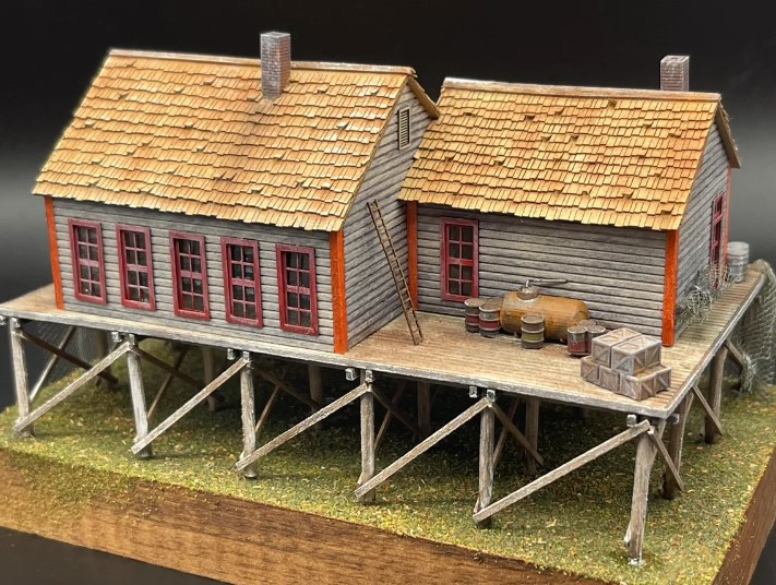 Mudd Creek Models 023N - Jacob's Smokehouse - N Scale Kit - Midwest ...