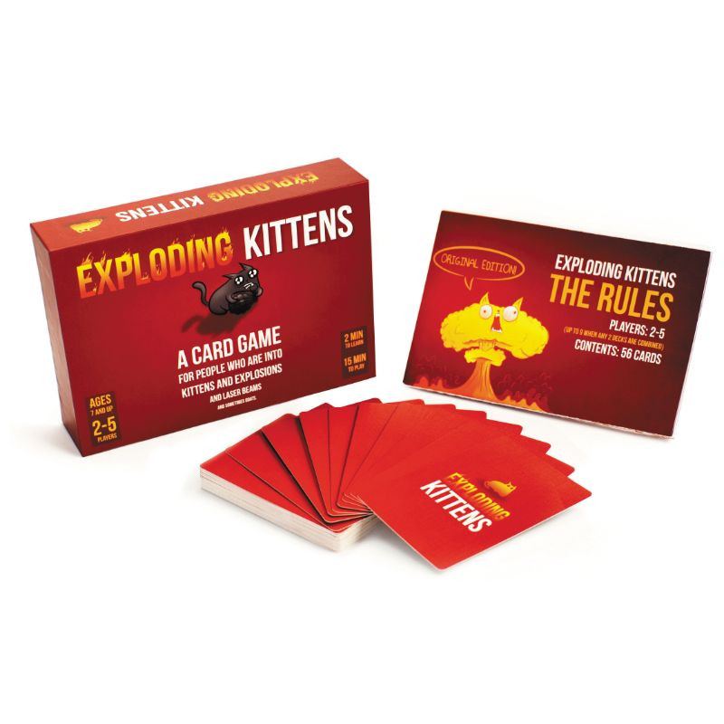 Exploding Kittens EKGORG1-1 - Exploding Kittens: Original Edition ...