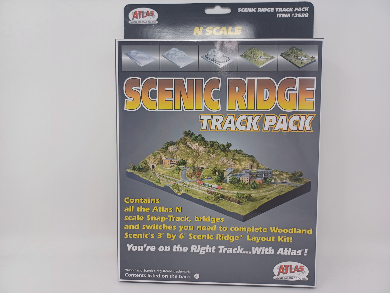 Atlas 2588 - Scenic Ridge Track Pack for Woodland Scenics Scenic Ridge ...