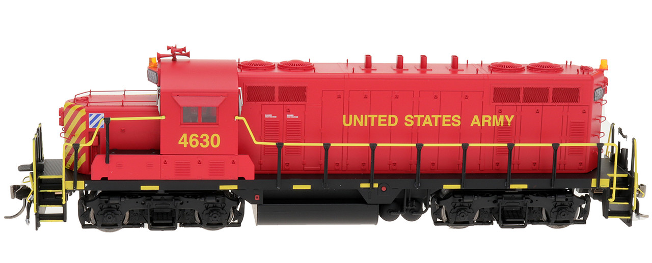InterMountain 49834-03 - EMD GP16 (DCC without Sound) US Army (USAX) 4635 - HO Scale - Midwest ...