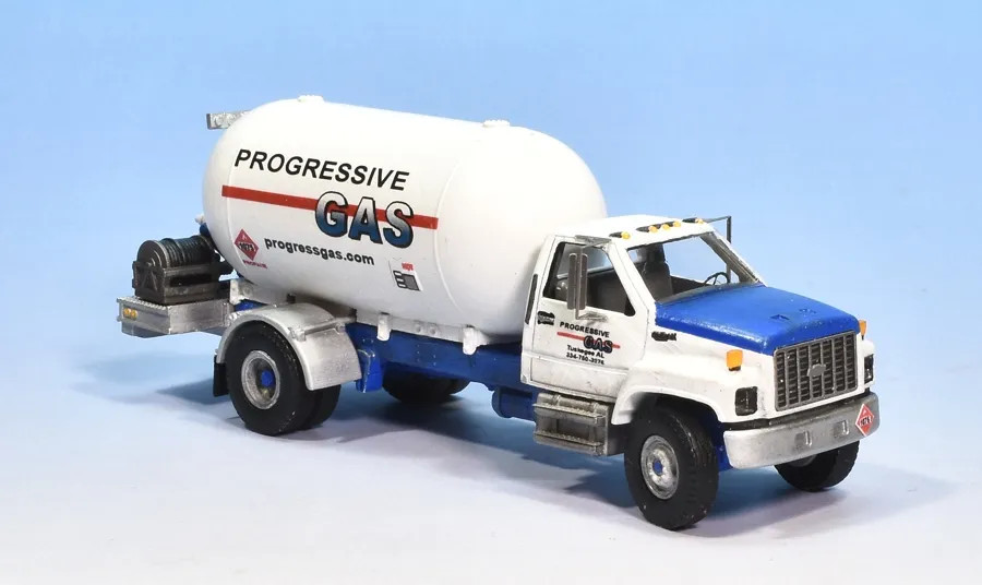 Showcase Miniatures 3009 - Propane Tank Truck - HO Scale Kit - Midwest ...