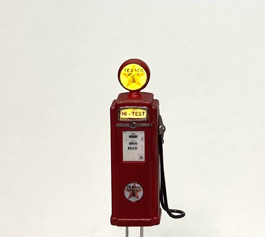 Showcase Miniatures 2397 - Lighted Globe Fuel with Oil Rack - HO Scale ...