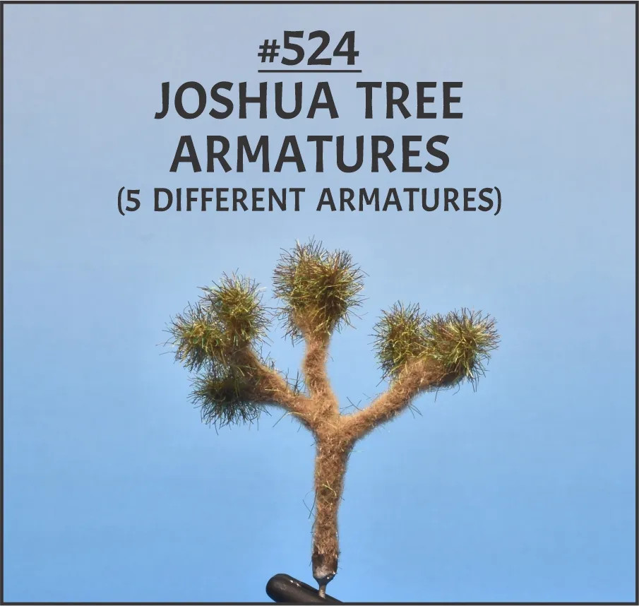 Showcase Miniatures 524 - Joshua Tree Armatures - N Scale Kit - Midwest ...