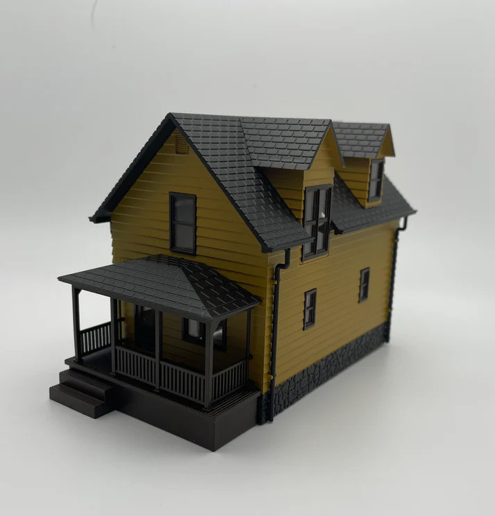 Rock Island Hobby 042103 - Yellow House Built Up - HO Scale - Midwest ...