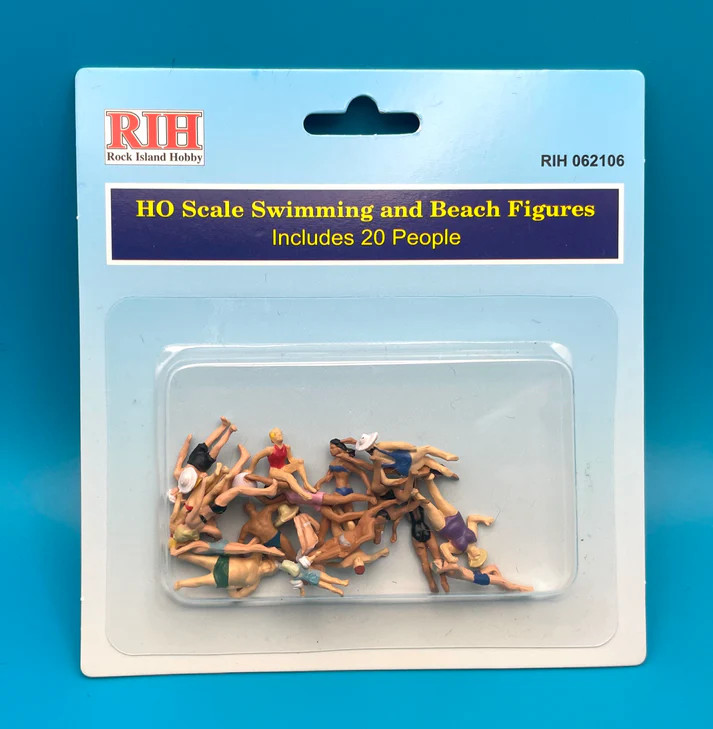 Rock Island Hobby 062106 - Swimming Figures - HO Scale - Midwest Model ...