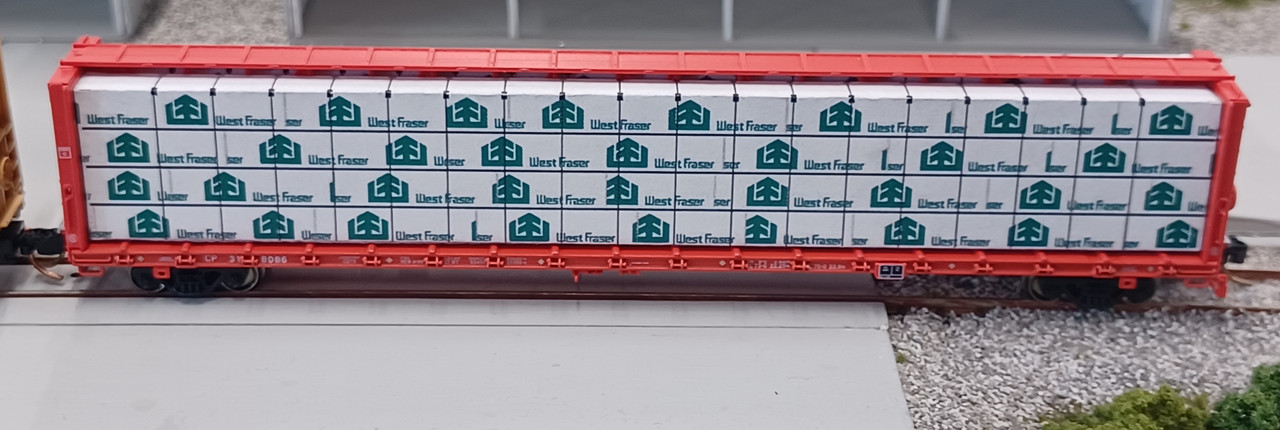 Jackson Railcar N60112 - 72' Centerbeam Load - WF - N Scale - Midwest ...