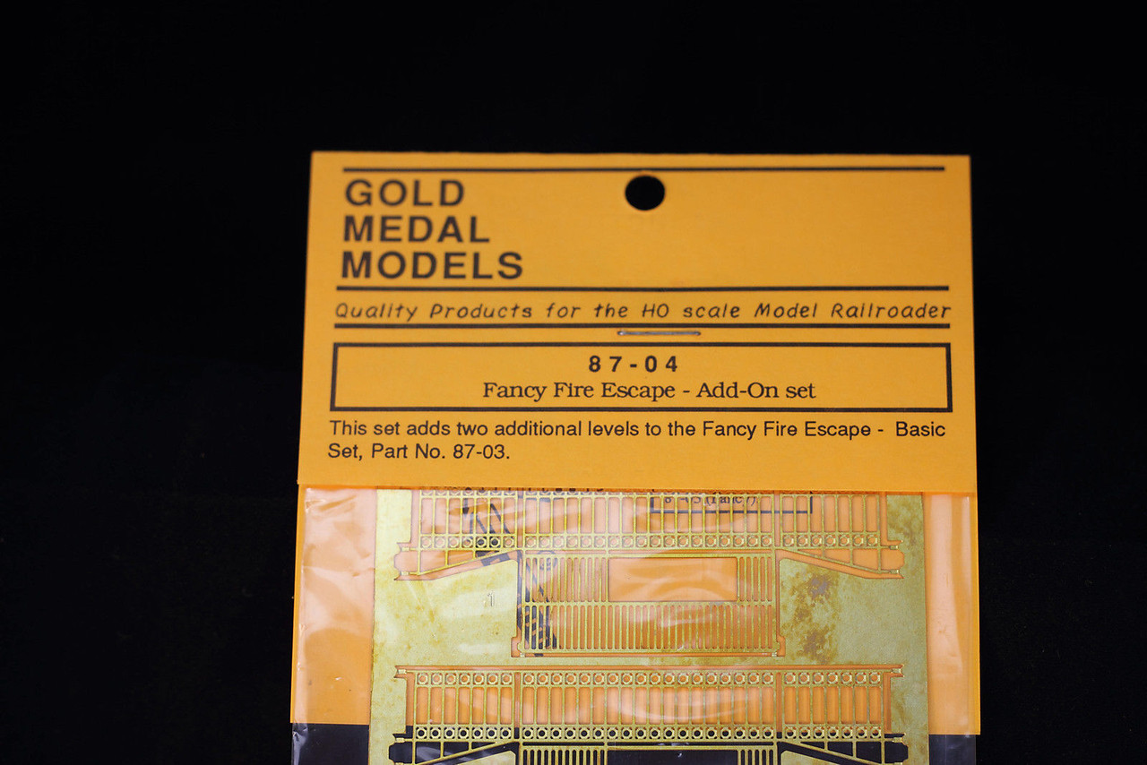 Gold Medal Models 87-04 - Fancy Fire Escape Add on - HO Scale - Midwest ...