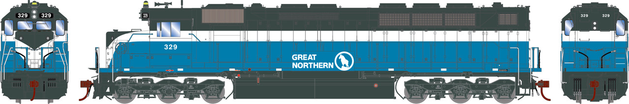 PRE-ORDER: Athearn Genesis 2003 - EMD SDP45 (DC Silent) Great Northern ...