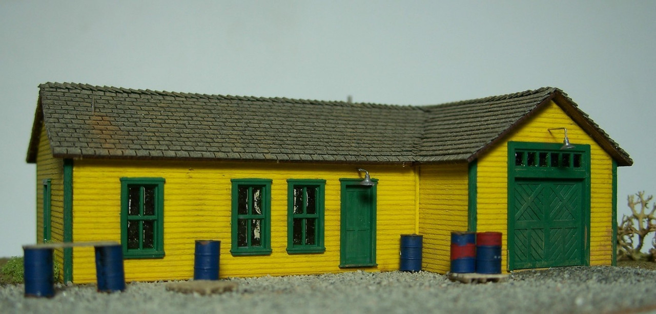 Motrak Models 13001 - MoW Shed - N Scale Kit - Midwest Model Railroad