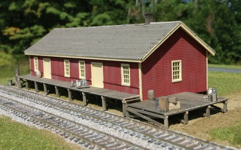Motrak Models 83025 - Wolfeboro Freight House - HO Scale Kit - Midwest ...