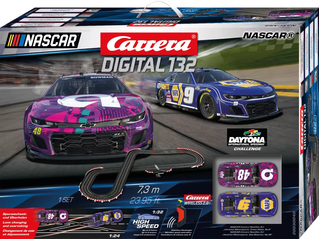 Carrera 20030042 - NASCAR Daytona Challenge Slot Car Racing Set - 1:32 ...