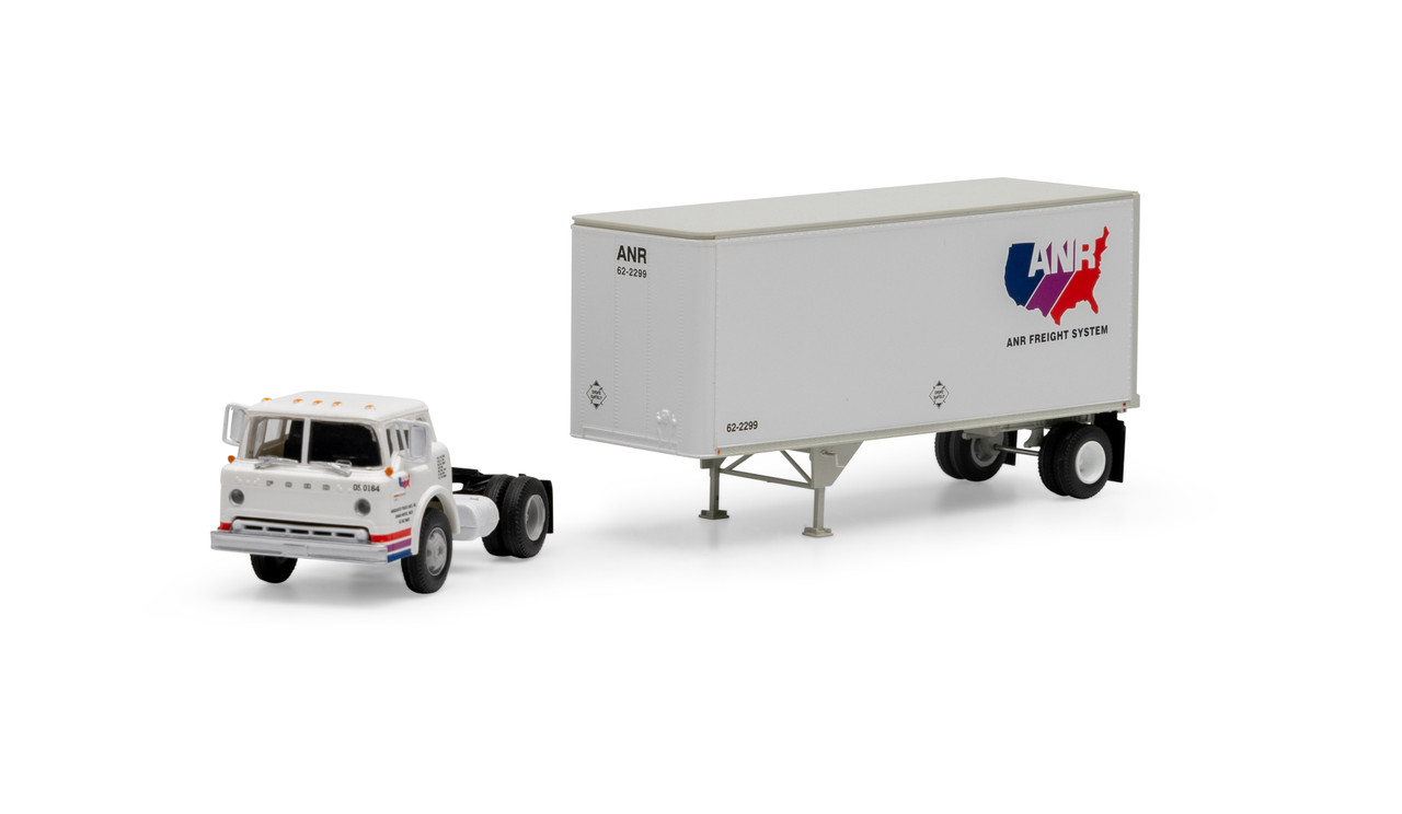 Athearn 90993 - Ford C + 28' Trailer, ANR Freight System - HO Scale ...