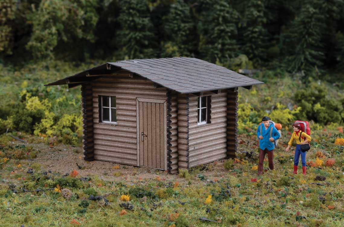 Walthers SceneMaster 949-4113 - Forest Cabin - HO Scale Kit - Midwest ...