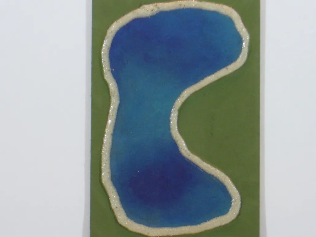 Superior Scenics BL436 - Blue Lake #4 3x6 (Color and Shape Approximate ...