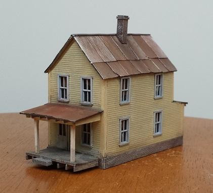 Rail Scale Models N-2005 - Burke's Rowhouse - N Scale Kit - Midwest ...