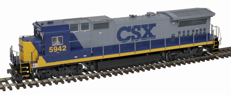 Atlas Master 10004316 - GE DASH 8-40B (DCC and Sound) CSX (CSXT) 5945 ...