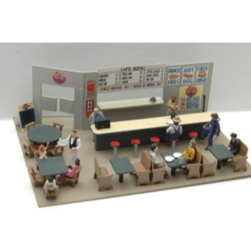 JL Innovative 349 - CafÃ©/Diner Interior Detail Set - HO Scale Kit ...
