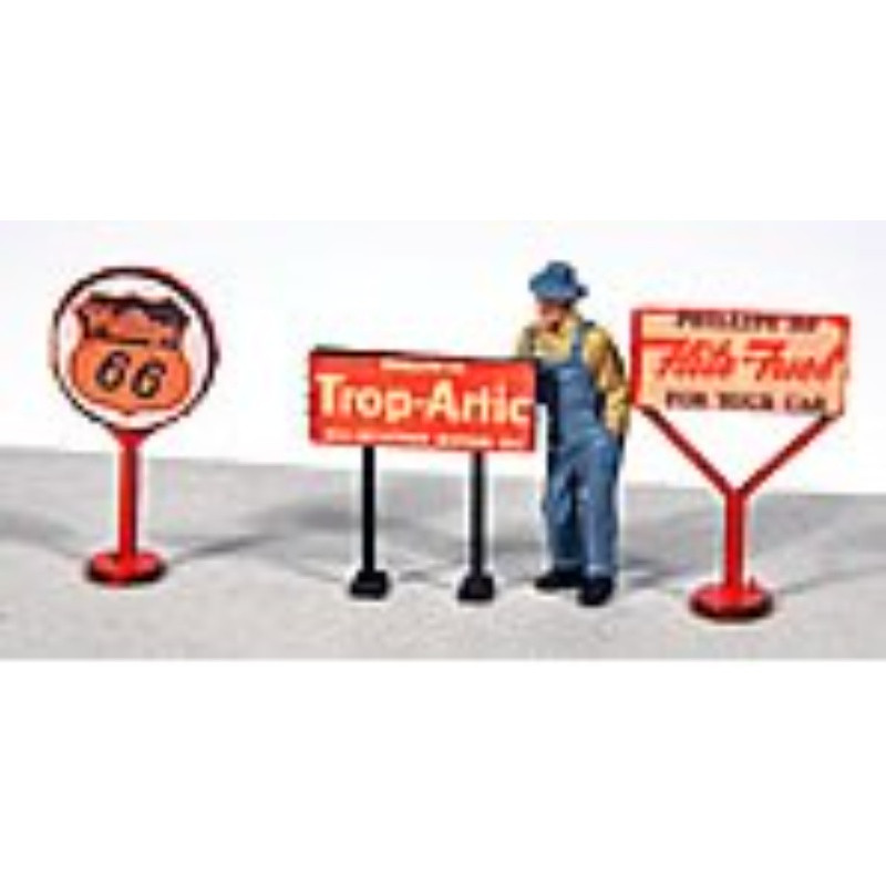 JL Innovative 467 - Gas Station Curb Signs Phillips 66 (3) - HO Scale ...