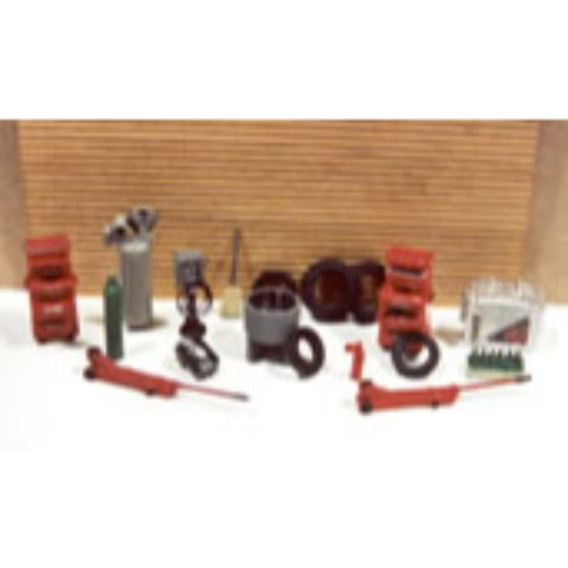 JL Innovative 510 - DLX Gas Station Interior Set (18) - HO Scale Kit ...