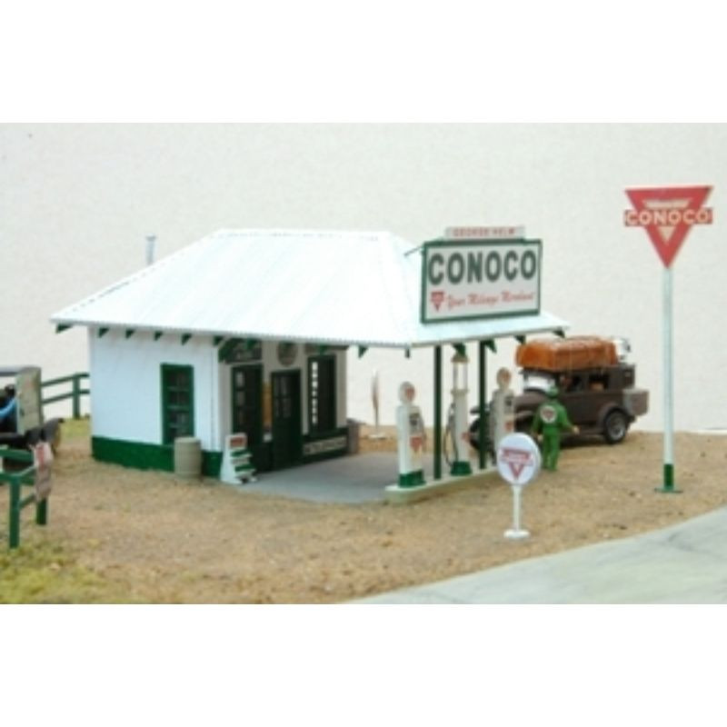 JL Innovative 651 - George Helm Conoco - HO Scale Kit - Midwest Model ...