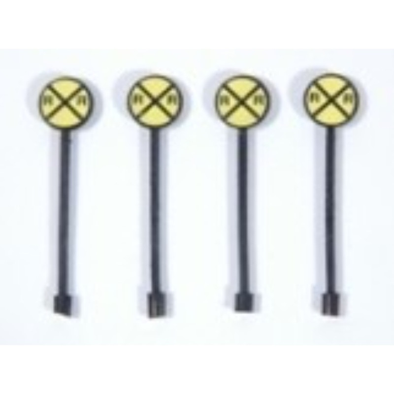 JL Innovative 853 - Custom RR Crossing Warning Signs (4) - HO Scale ...