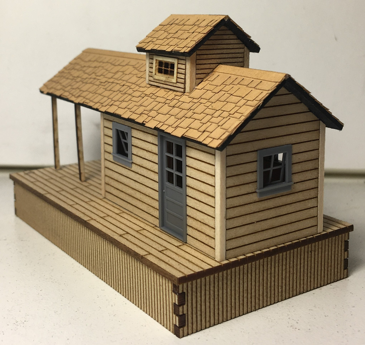 Motrak Models 83303 - Adamsville Depot - HO Scale Kit - Midwest Model ...