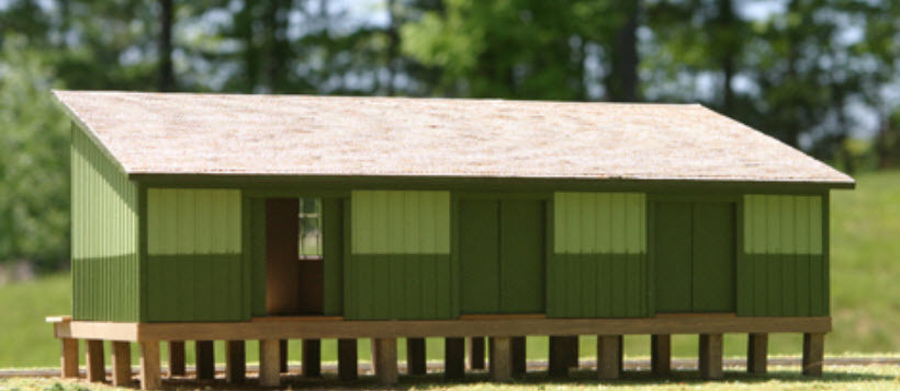 Motrak Models 83028 - Weeks Mills Freight House - HO Scale Kit ...