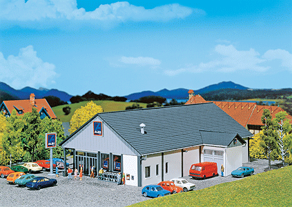 Faller 232204 - Aldi Supermarket - N Scale Kit - Midwest Model Railroad