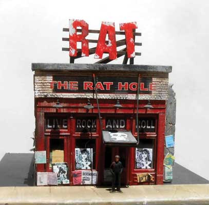 Downtown Deco 1085 - The Rat Hole - HO Scale Kit - Midwest Model Railroad