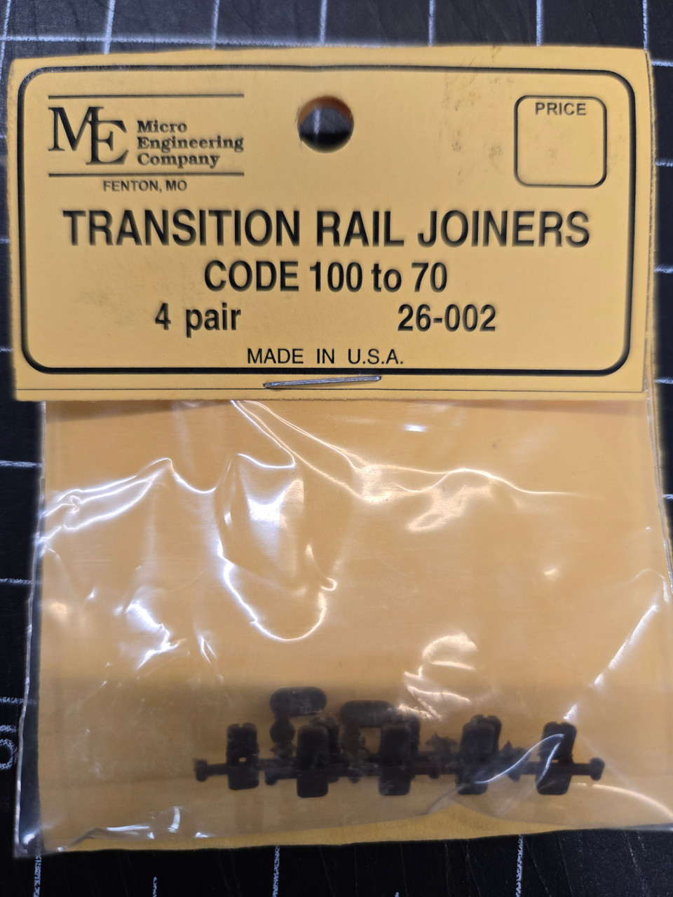 Micro Engineering 26-002 - Code 100 to 70 Pastic Transition Rail ...