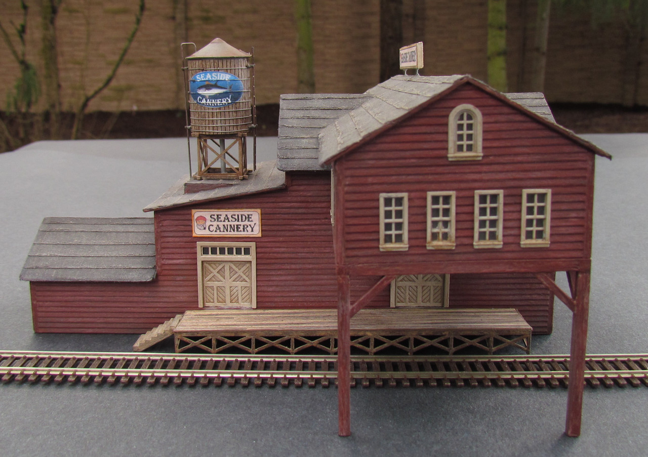 Jackson Railcar MTI1002 - Seaside Cannery - N Scale Kit - Midwest Model ...