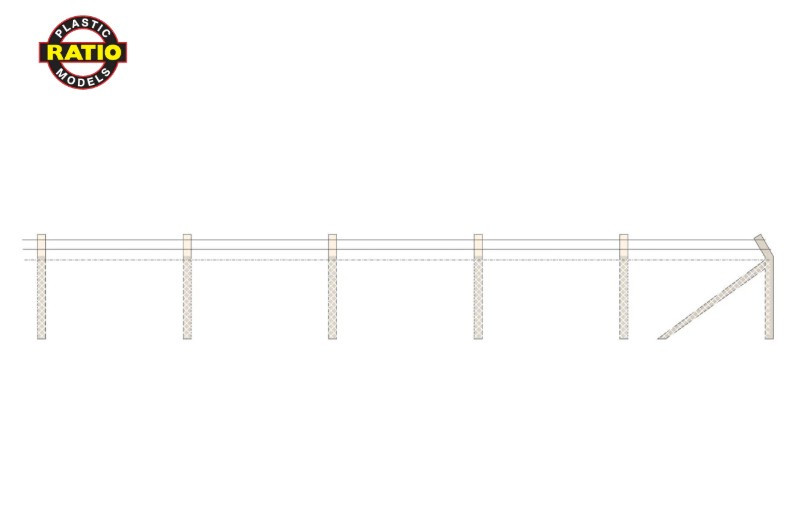 Ratio Plastic Models 436 - Security Fencing OO/HO Scale - Multi Scale ...