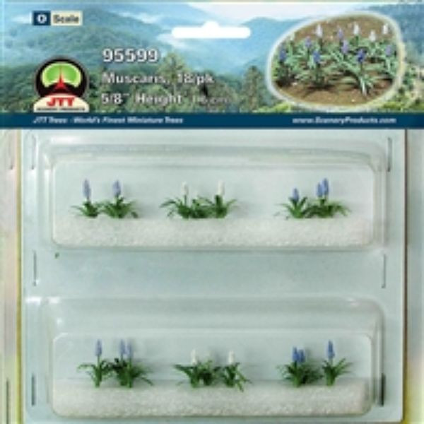 JTT 95599 - Muscaris: 18/pk - O Scale - Midwest Model Railroad