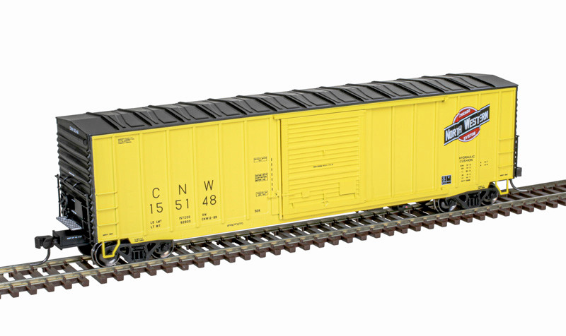 Atlas Master 20007068 - 50' Precision Design Box Car Chicago & Northwestern (CNW) 155152 - HO ...