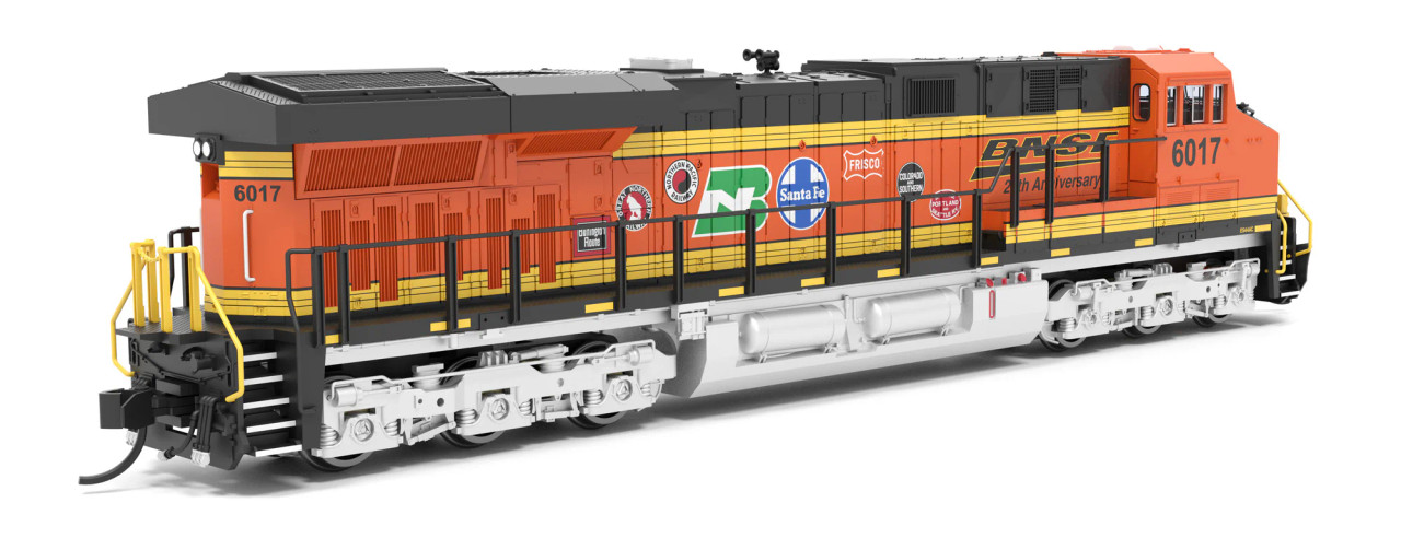 PRE-ORDER: Broadway Limited 9881 - GE ES44AC (DC Silent) BNSF 6017 25th Anniversary - N Scale ...